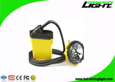China 25000Lux 10.4Ah Corded Mining Cap Lamp Underground Mining Headlamps Aluminum Lighting Cup for sale