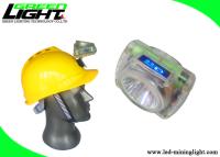 China Cordless LED Mining Headlamp with OLED Display 5V 2A Charger 6.8Ah Battery IP68 for sale
