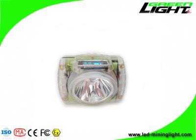 China 232lum 13000 lux Underground LED Mining Headlamp 480mA 6.8Ah Rechargeable Headlight With USB Charger for sale