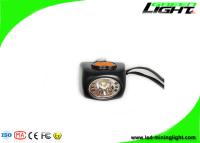 China Explosion Proof Rechargeable Cordless Mining Headlight 4000lux 4.5Ah Digital Screen Miner Cap Lamp for sale