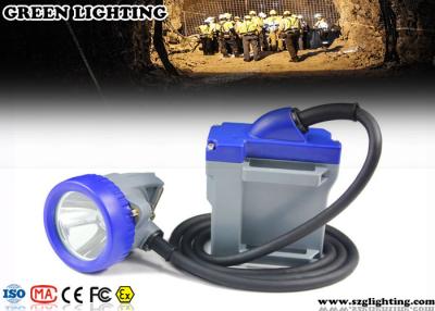 China Cord Safety Rechargeable LED Miners Light 10000 Lux 3W High Power Main Light for sale