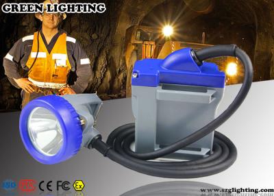 China Cord Safety Rechargeable LED Miners Light 10000 Lux 3W High Power Main Light for sale
