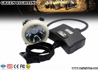 China 3.7V IP67 CREE Mining Cap Lights With Rear Warning Light Atex Certification for sale