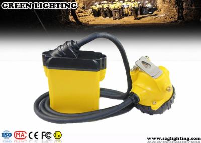 China IP68 Approved 25000lux 3W Cree Safety Mining Cap Lights  with 3 Levels Lighting for sale