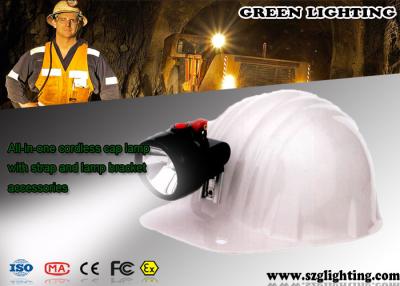 China 96 Lum Rechargeable LED Mining Light 128g Light Weight 3500 LUX Brightness for sale