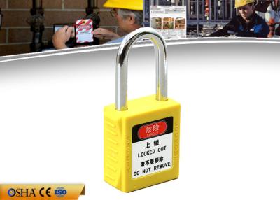 Cadenas en acier de lock-out de sécurité de cylindre en laiton avec la marque adaptée aux besoins du client
