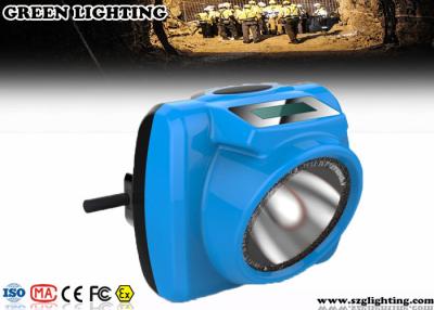 China IP68 ATEX Rechargeable Led Hard Hat Light With OLED Screen 6.2Ah Battery for sale