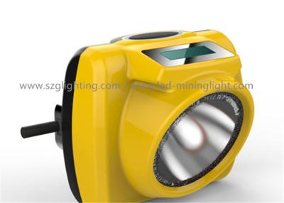 China IP68 ATEX Rechargeable Led Hard Hat Light With OLED Screen 6.2Ah Battery for sale