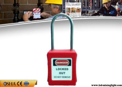 China 4mm Thin Stainless Steel Shackle Master Key Safety Lockout Padlocks factory