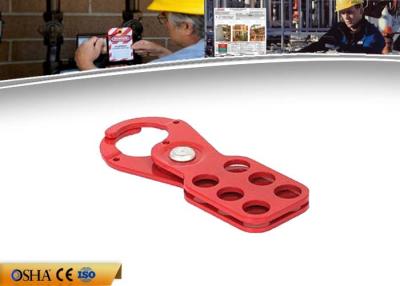 China 93g Safety Lockout Hasp Double Open Economic Steel Two Size Optional for sale