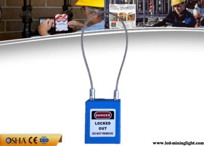 中国 カスタマイズされた絶縁材のステンレス鋼 ケーブルの安全閉鎖南京錠 販売のため