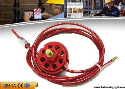 Cina Sicurezza serratura fuori con il tipo rosso serrata 2/5/10m Cable della ruota dell'ABS dei lucchetti del cavo in vendita