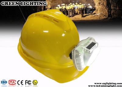 China Cool White Cordless LED Mining Cap Lamp 13000 Lux Brightness Anti - Explosive for sale
