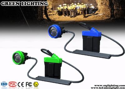 China Explosion Proof Mining Cap Lights 25000 Lux Strong Brightness Corded Style for sale