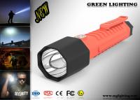 China 10W Explosion Proof LED Torch 20000lux 1300lum CREE XML T6 6hrs Runtime IP68 for sale