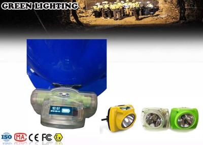 China IP68 OLED Display Cree Led Headlamp , 13000 Lux Ultra Bright Headlamp for sale