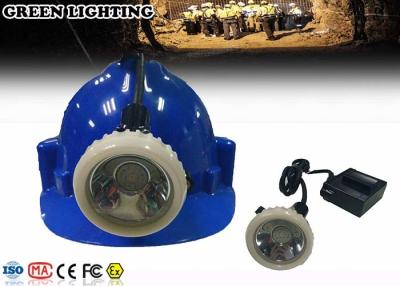 China 4000 Lux Corded Rechargeable LED Headlamp For Mining / Camping / Night Hunting for sale