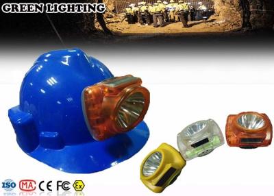 China IP68  5.2Ah Rechargeable Led Headlamp With OLED Digital Display , 2W Power for sale