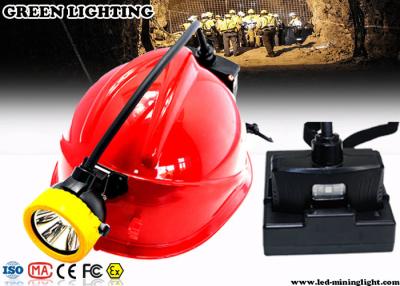China 10000 Lux Rechargeable LED Headlamp  With RGB Warning Light Explosion Proof for sale