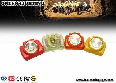 China Light Weight PC Meterial Kl2.6lm Led Mining Headlamp 6000lux With Oled Screen for sale