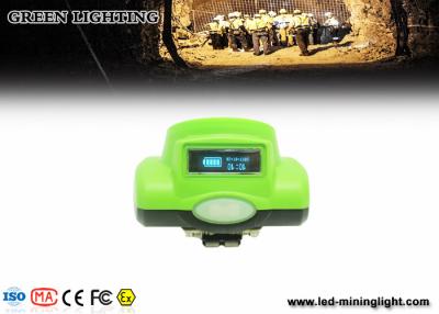 중국 15000 럭스는 마이닝 빛, 일루미넌스 Oled 화면 광부들에게 캡 램프 1W를 보내게 했습니다 판매용