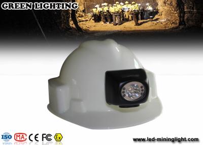 China Explosion Proof 3500-4500 Lux Led Miners Lamp , Cordless Cap Lamp 300ma Li - Ion Battery for sale