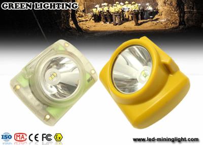 중국 IP65 경량은 마이닝 빛 / 6000 럭스 안전모 전면램프 PC 재질을 이끌었습니다 판매용