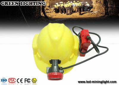 China 4500 Lux Led Mining Light , Portable Cordless Mining Cap Lamps With 4ah Baterry for sale