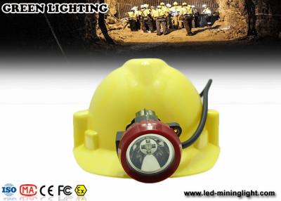 China 4500 Lux Led Mining Light , Portable Cordless Mining Cap Lamps With 4ah Baterry for sale