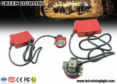 China 4500 Lux Led Mining Light , Portable Cordless Mining Cap Lamps With 4ah Baterry for sale