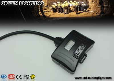 China Ultr Bright CERR LED Semi corded Mining Cap Lights With Low Power Warning Function for sale