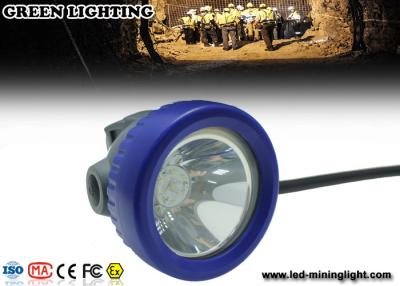 China Ultr Bright CERR LED Semi corded Mining Cap Lights With Low Power Warning Function for sale