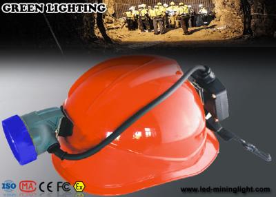 China Ultr Bright CERR LED Semi corded Mining Cap Lights With Low Power Warning Function for sale