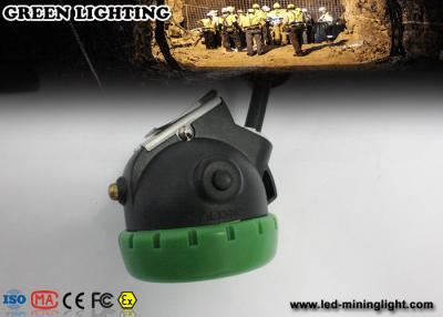 China IP68 Waterproof Coal Mining Lights / 12000 Lux Brightness Miners Cap Lamp for sale