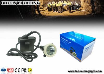 China 1.11W anti explossion Coal Mining Lights , IP68 miners cap lamp 1200 Battery cycles for sale