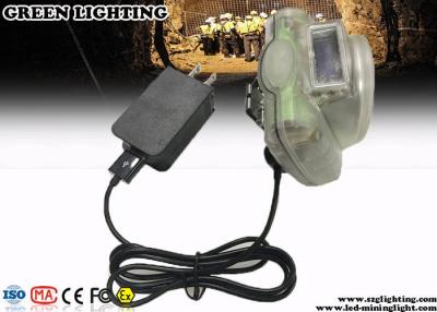China Yellow Cordless Rechargeable Miners Headlamp , Hard Hat Headlamp Lightweight for sale
