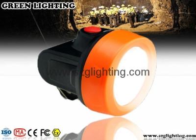 China 158G 8000 Lux brightness Rechargeable Miners Headlamp 1W 100000 hours span life for sale