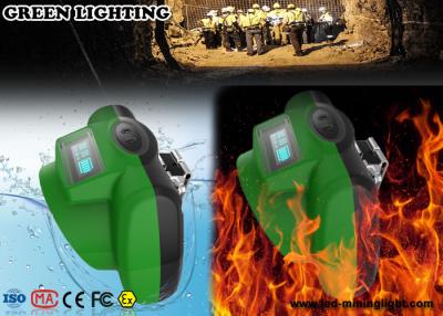 China 13000 Lux Safety Cordless Mining Lights / IP 68 Waterproof Miners Lights For Hard Hats for sale