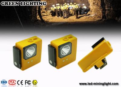 China 8000 Lux Anti explosion coal miner hard hat light 6.4Ah 18650 Li - Ion Battery for sale