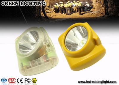 China Colorful Rechargeable Led Mining Headlamp With Oled Screen And Sos Warning for sale