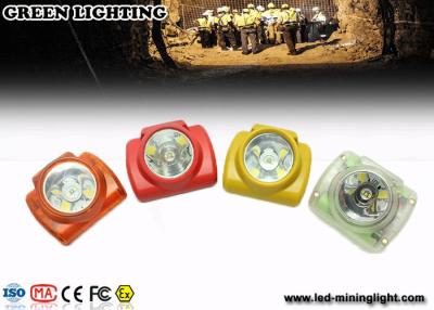 China 1W 300mA Coal Mining Lights , Miners Head Torch 6h charging time rechargeable li battery for sale
