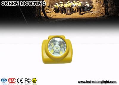China Bulk 129 Lum 15000 Lux Led Coal Miner Hard Hat Light Charging Time 6hrs for sale