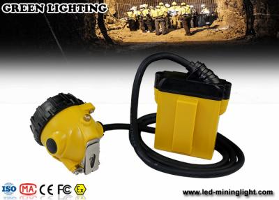 China Explosion Proof Mining Hard Hat Led Lights 25000 Lux Strong Brightness Corded Style for sale