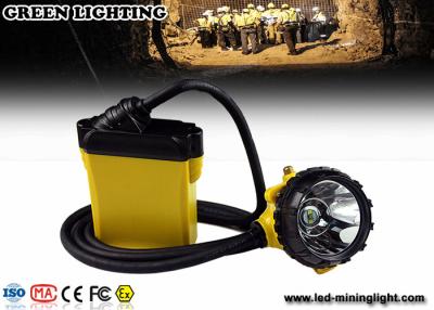 China Explosion Proof Mining Hard Hat Led Lights 25000 Lux Strong Brightness Corded Style for sale