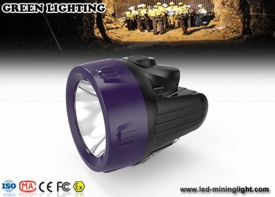 China Impact resistant Rechargeable LED Headlamp , black rechargeable led headlight for sale