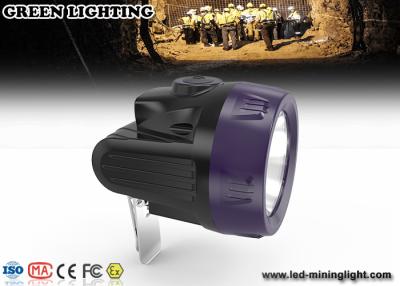 China Impact resistant Rechargeable LED Headlamp , black rechargeable led headlight for sale