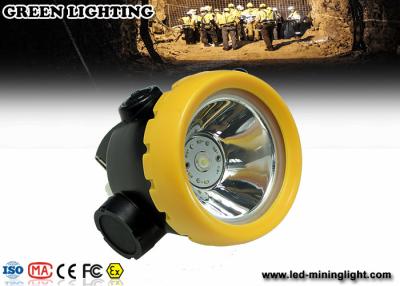 China 2.2Ah lithium battery mining cap lights , CREE LED lighting 171g convenient for sale