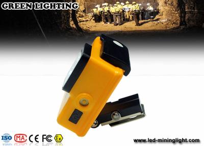 China PC 6.4ah 3.7v Battery Cree Led Mining Light , Miners Lights For Hard Hats for sale