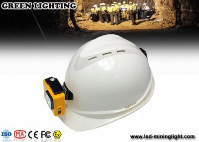 China PC 6.4ah 3.7v Battery Cree Led Mining Light , Miners Lights For Hard Hats for sale