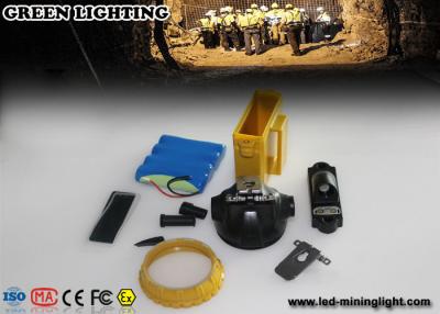 China 25000 Lux 12Ah Battery 3W LED Coal Mining Lights with 4 Levels Lighting for sale